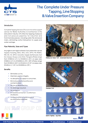 Introduction to CTS - AVK Australia Civil