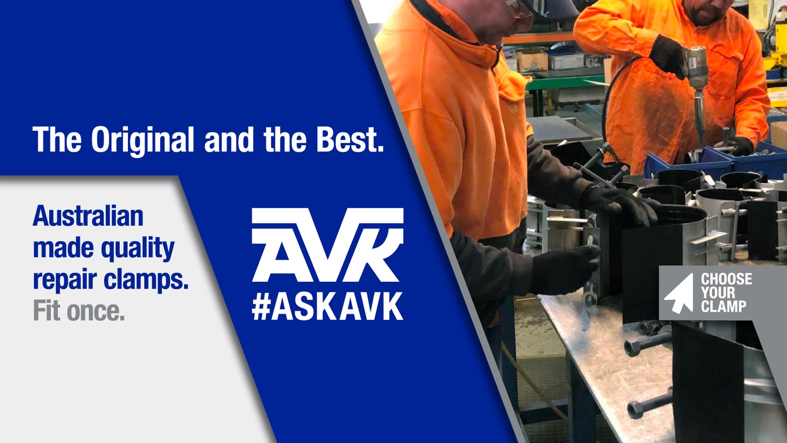 The Original and The Best – Wang Clamps - AVK Australia Civil